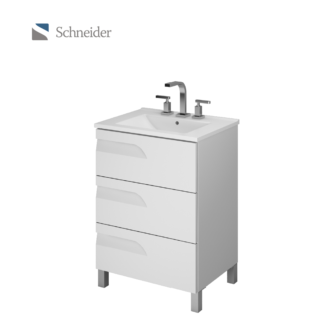 Vanitory Rivo Blanco 80 cm (V80RB) - Schneider - Madersa
